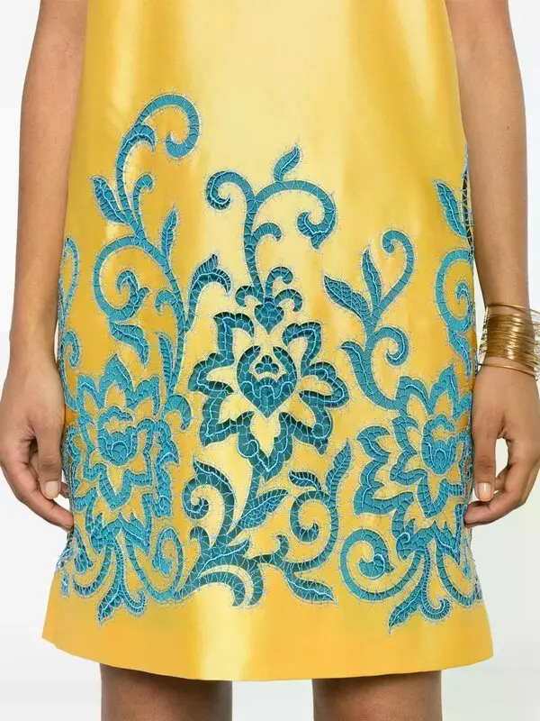 Etro Paisley-Embroidered Dress In Yellow - 47% Off | Editorialist