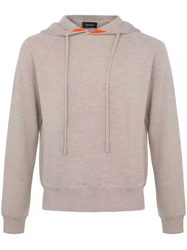 YVES SALOMON Knitted Hoodie