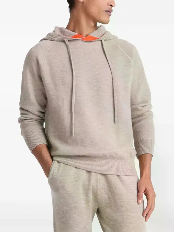 YVES SALOMON Knitted Hoodie