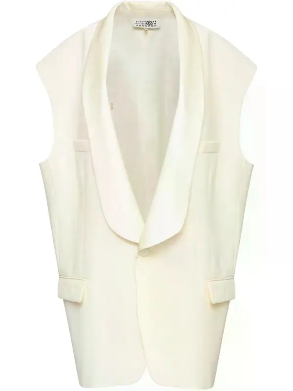 MAISON MARGIELA Tailored Waistcoat - Neutrals