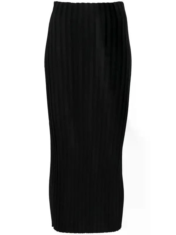 Fabiana Filippi Ribbed-knit Midi Skirt