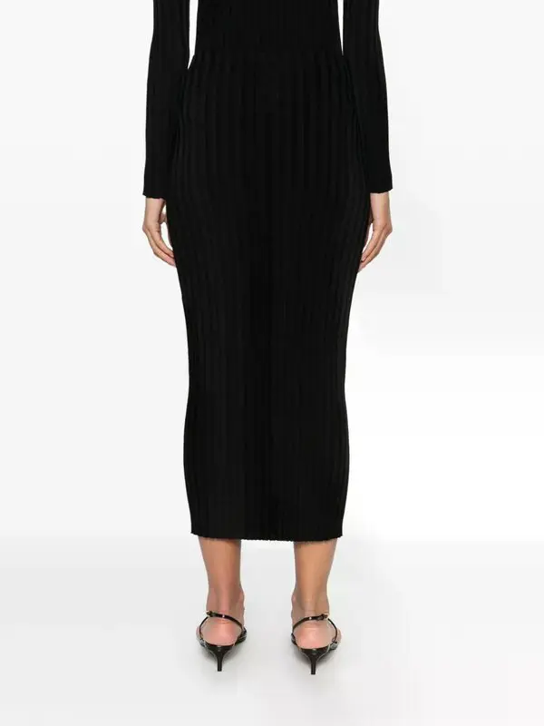 Fabiana Filippi Ribbed-knit Midi Skirt
