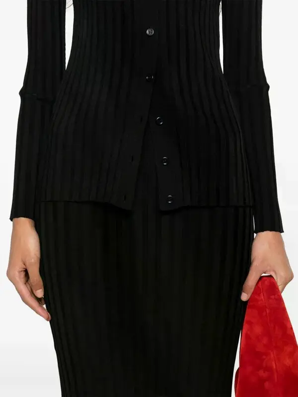 Fabiana Filippi Ribbed-knit Midi Skirt