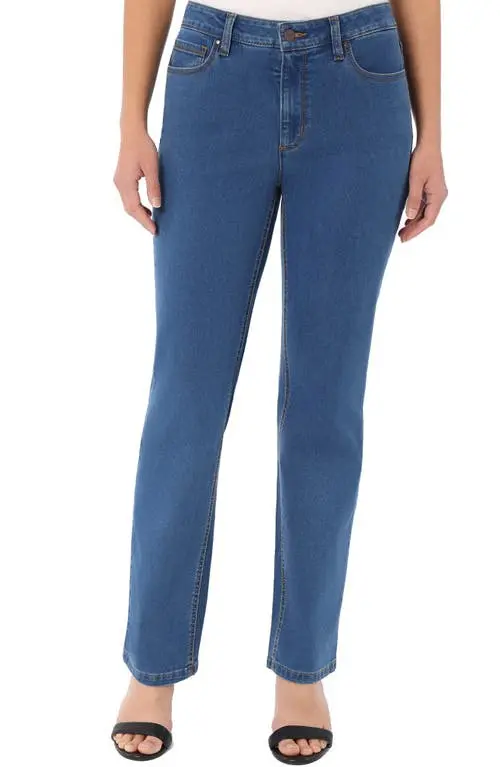Jones New York Lexington Straight Leg Jeans - Sky Wash