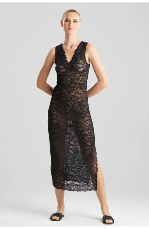 Natori Peony Gown - Black