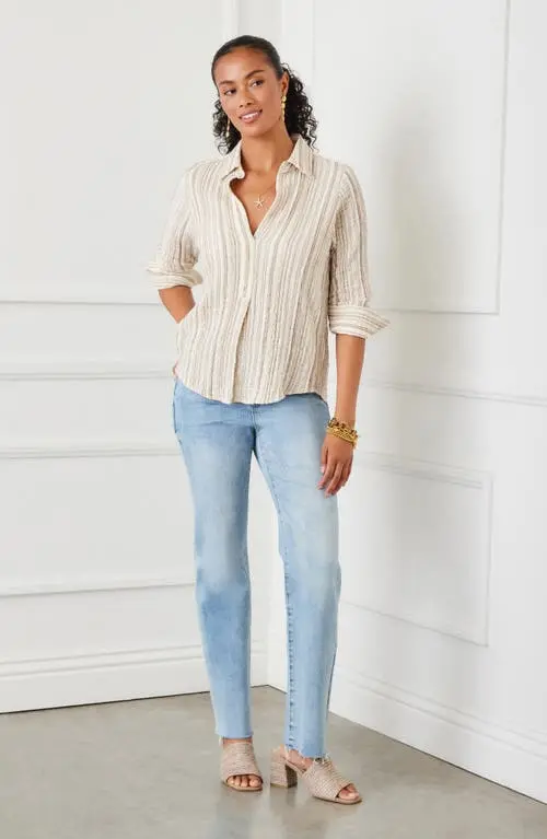 Karen Kane Textured Popover Shirt