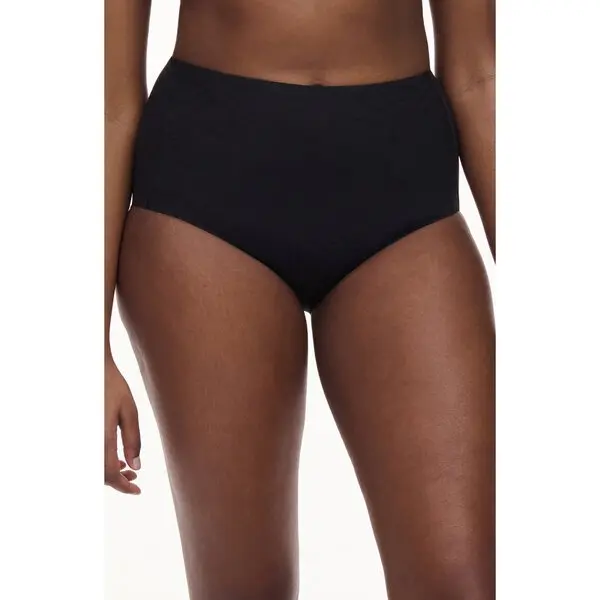 Chantelle Pure Lace High Waist Support Briefs - Black