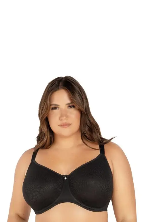 Parfait Pearl Non-padded Seamless Minimizer Bra - Black