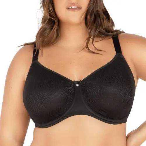 Parfait Pearl Non-padded Seamless Minimizer Bra - Black
