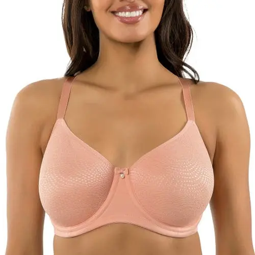 Parfait Pearl Non-padded Seamless Minimizer Bra - Peach Beige