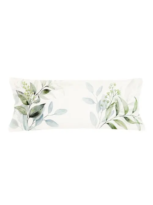 Anaya Eucalyptus Linen Pillow With Down Insert