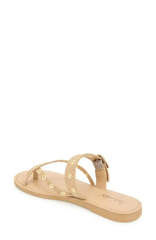 Splendid Sutton Stud Slide Sandal - Honey Beige