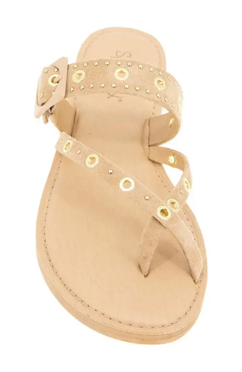 Splendid Sutton Stud Slide Sandal - Honey Beige