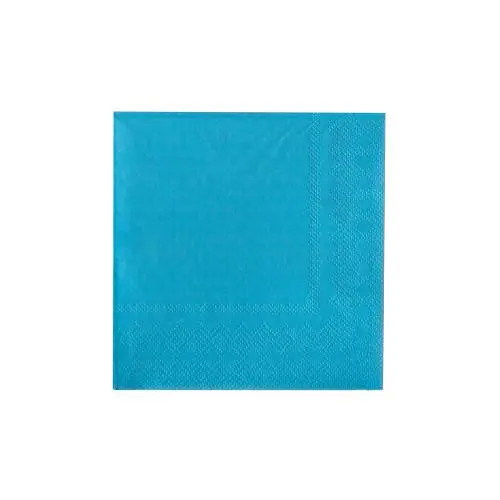 JOLLITY & CO Solid Color Cocktail Napkins - Cerulean