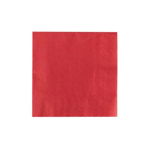 JOLLITY & CO Solid Color Cocktail Napkins - Cherry