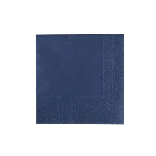 JOLLITY & CO Solid Color Cocktail Napkins - Midnight