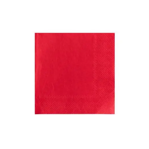 JOLLITY & CO Solid Color Cocktail Napkins - Poppy