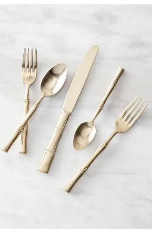 FORTESSA Royal Pacific Brushed Champagne 5-piece Place Setting