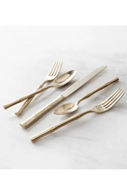 FORTESSA Royal Pacific Brushed Champagne 5-piece Place Setting
