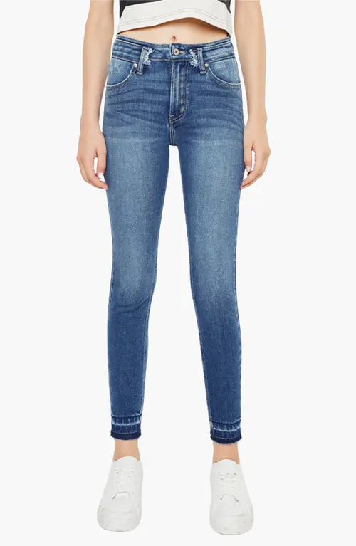 KANCAN Usa Cleopatra High Rise Ankle Skinny Jeans - Medium Wash