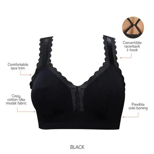 Parfait Dalis Wire-free Bralette - Black