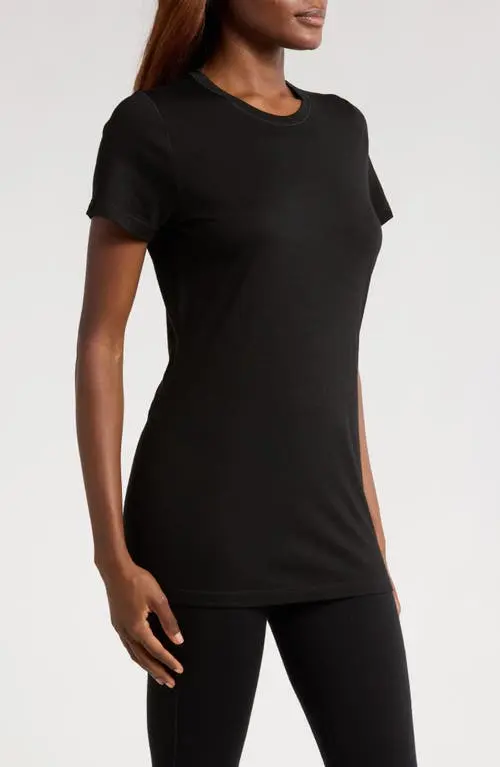 Smartwool Merino Wool Blend Short Sleeve T-shirt - Black