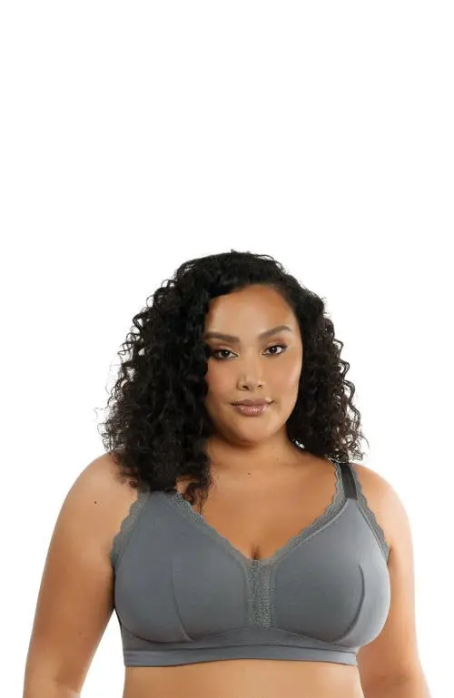 Parfait Dalis Wire-free Bralette - Charcoal