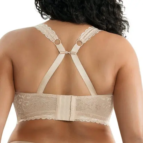 Parfait Adriana Wire-free Lace Bralette - Bare