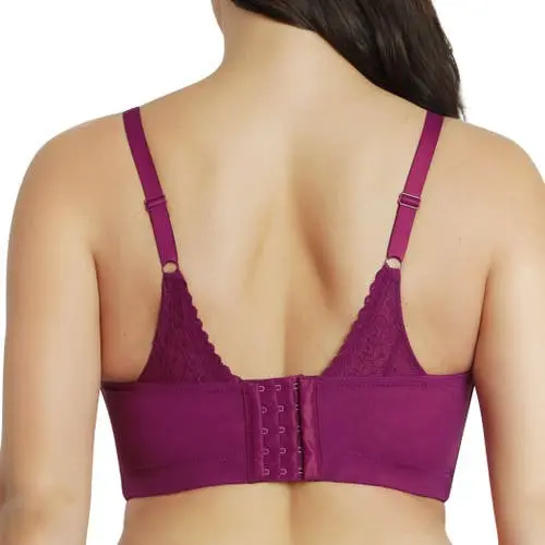 Parfait Mia Wire-free Padded Mesh Bralette - Blackberry