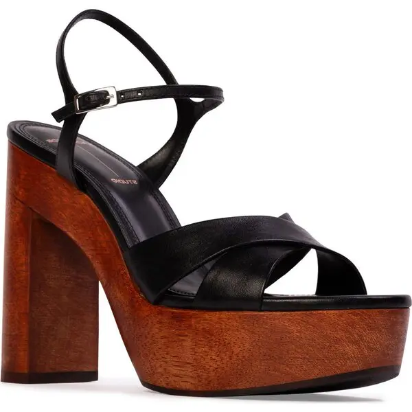 BLACK SUEDE STUDIO Rhae Platform Sandals