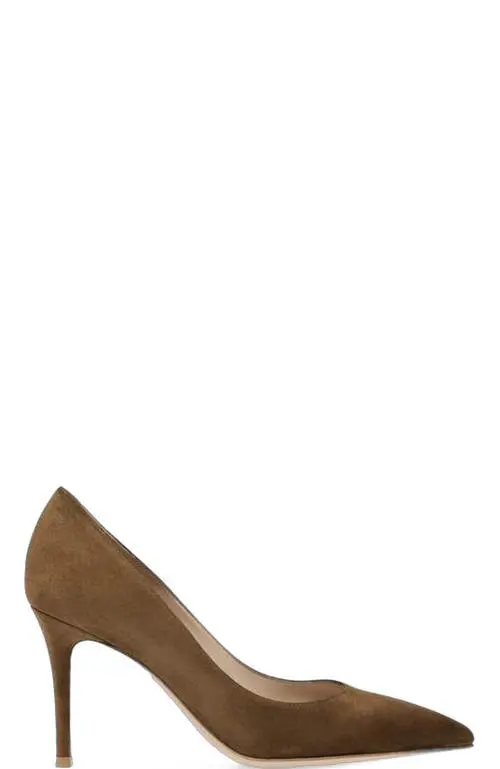 GIANVITO ROSSI 85 Pumps - Texas Brown