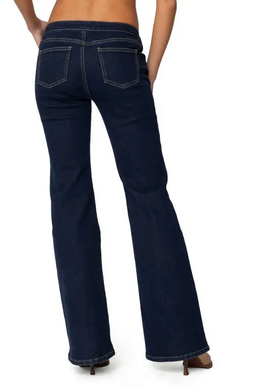 EDIKTED Alison Low Rise Flare Jeans
