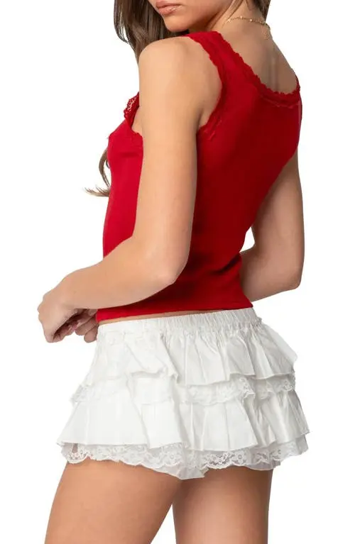 EDIKTED Hattie Pointelle Tank