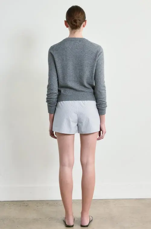 Almina Concept Classic Wool Cardigan - Grey
