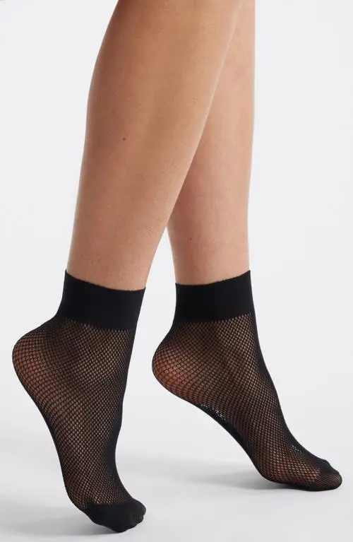 STEMS Micro Fishnet Crew Socks