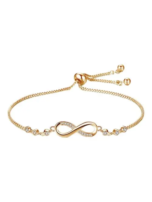 HOLLYWOOD SENSATION Infinity Bracelet - Gold