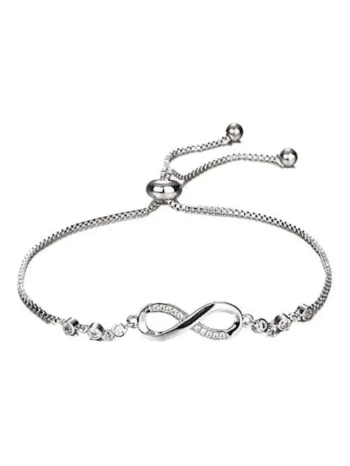 HOLLYWOOD SENSATION Infinity Bracelet - Silver