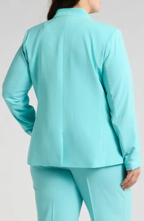 TAHARI ASL Faux Double Breasted Blazer