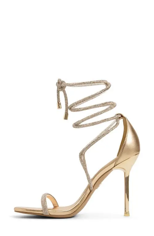 Aldo Caladonia Ankle Wrap Sandal - Gold