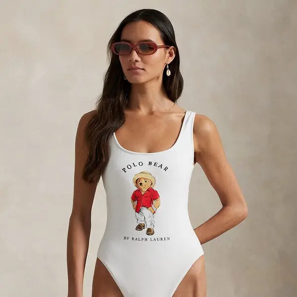 Ralph Lauren Polo Bear One-piece Swimsuit