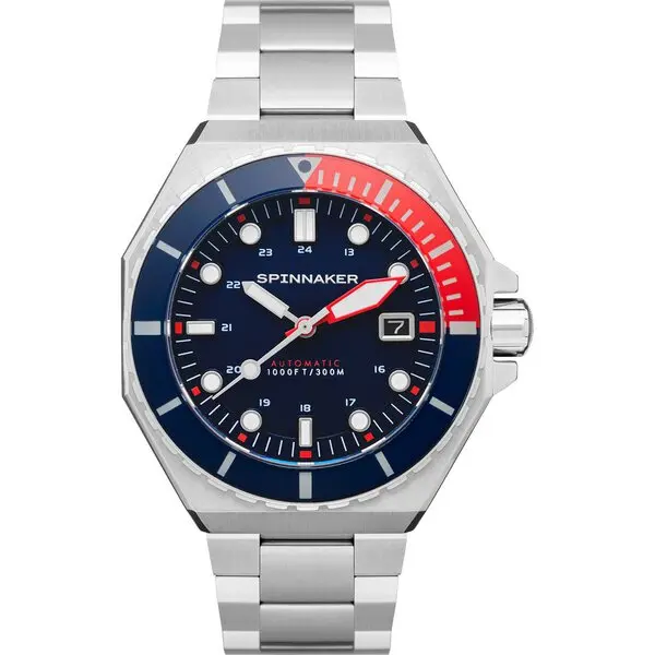 SPINNAKER Dumas Automatic Bracelet Watch - Blue