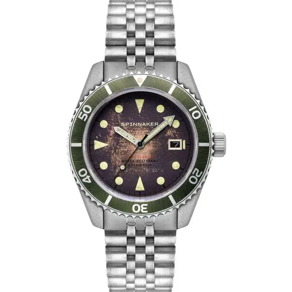 SPINNAKER Wreck Automatic Bracelet Watch - Brown
