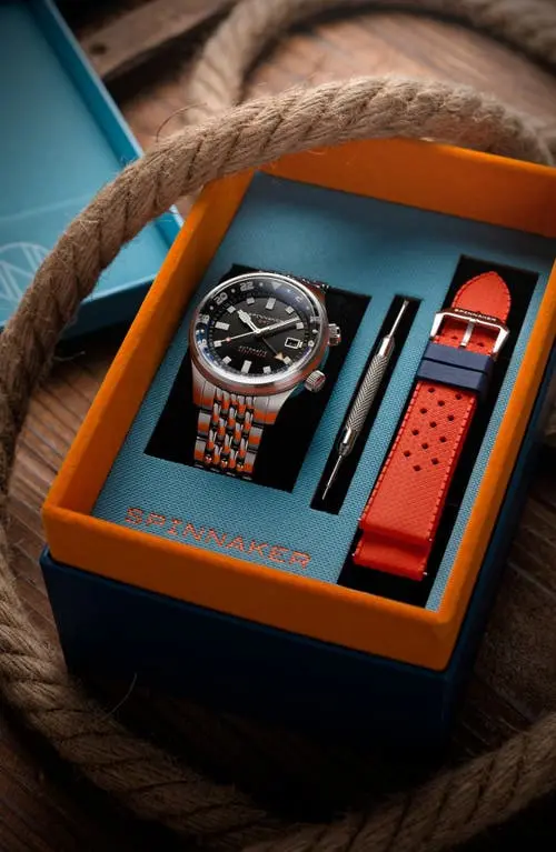 SPINNAKER Bradner Gmt Automatic Bracelet Watch