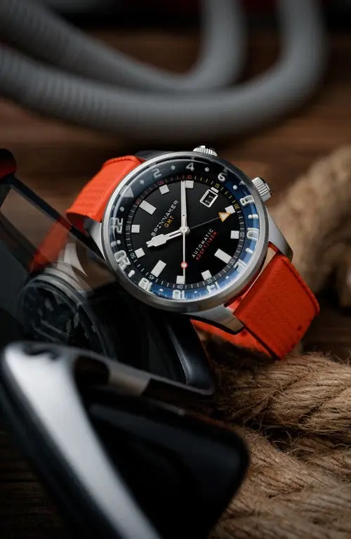 SPINNAKER Bradner Gmt Automatic Bracelet Watch