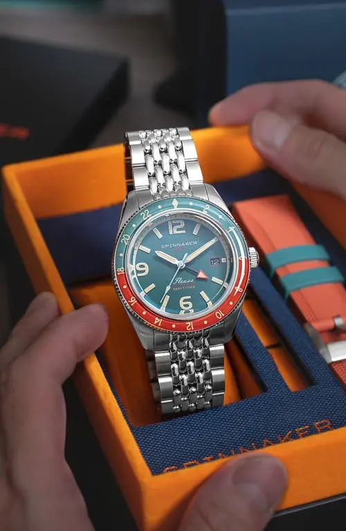 SPINNAKER Fleuss Gmt Automatic Bracelet Watch