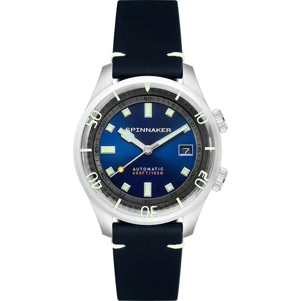 SPINNAKER Bradner Automatic Strap Watch - Blue