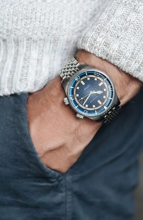 SPINNAKER Bradner Automatic Bracelet Watch - Blue