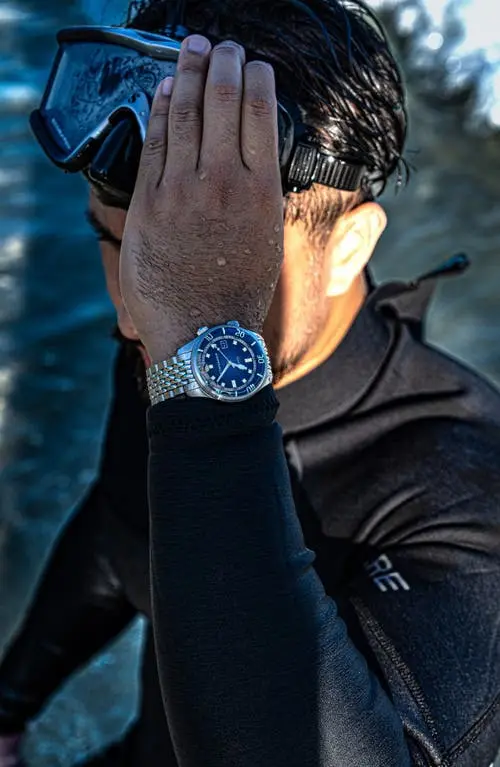 SPINNAKER Bradner Automatic Bracelet Watch - Blue