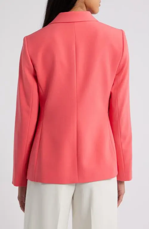 TAHARI ASL Roll-cuff Jacket With Striped Lining