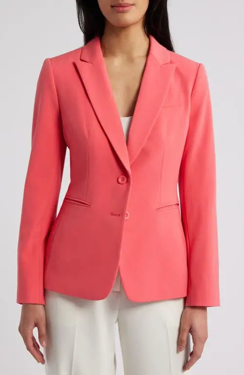 TAHARI ASL Roll-cuff Jacket With Striped Lining